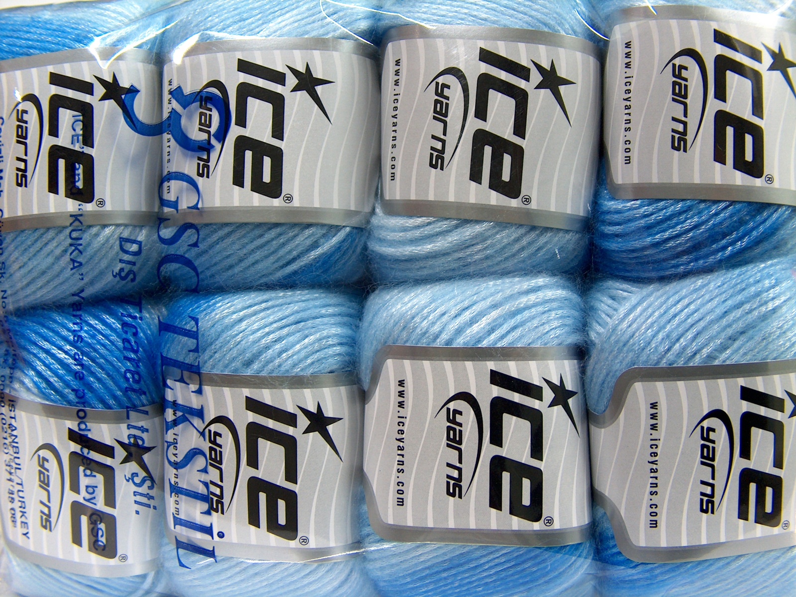 Picasso blou Shades, Self-Striping Yarns | Ice Yarns Online Yarn Store
